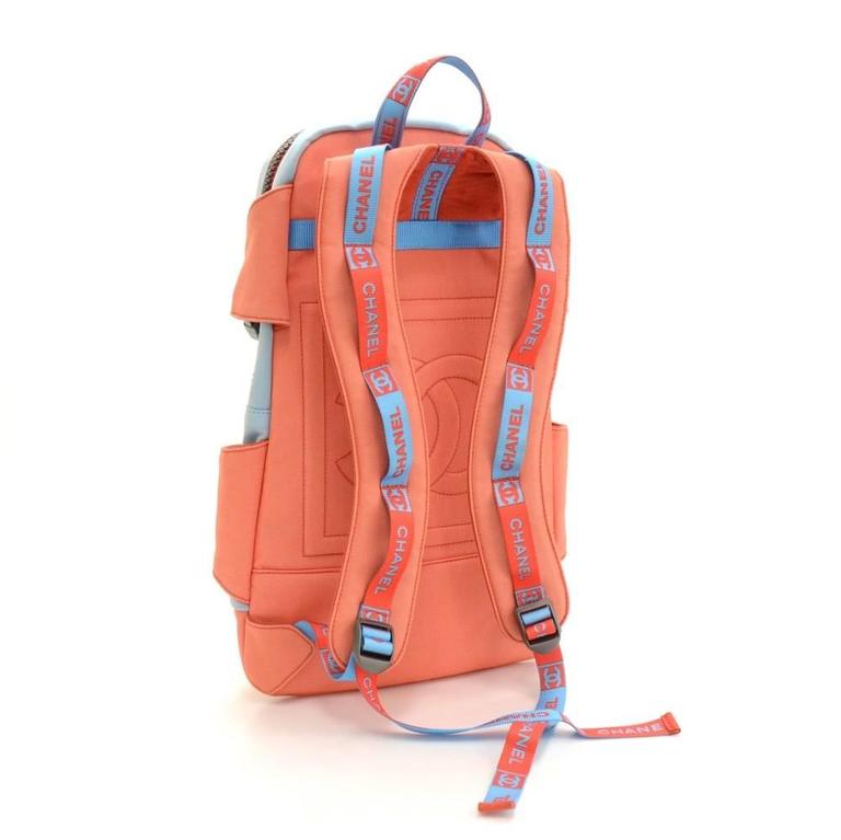 Chanel Sports Line Red x Blue Canvas Backpack Bag at 1stDibs | chanel ...