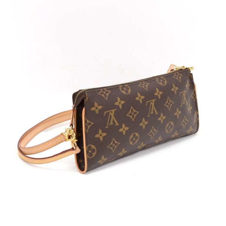 Louis Vuitton Eva Monogram Canvas Pochette Bag at 1stDibs