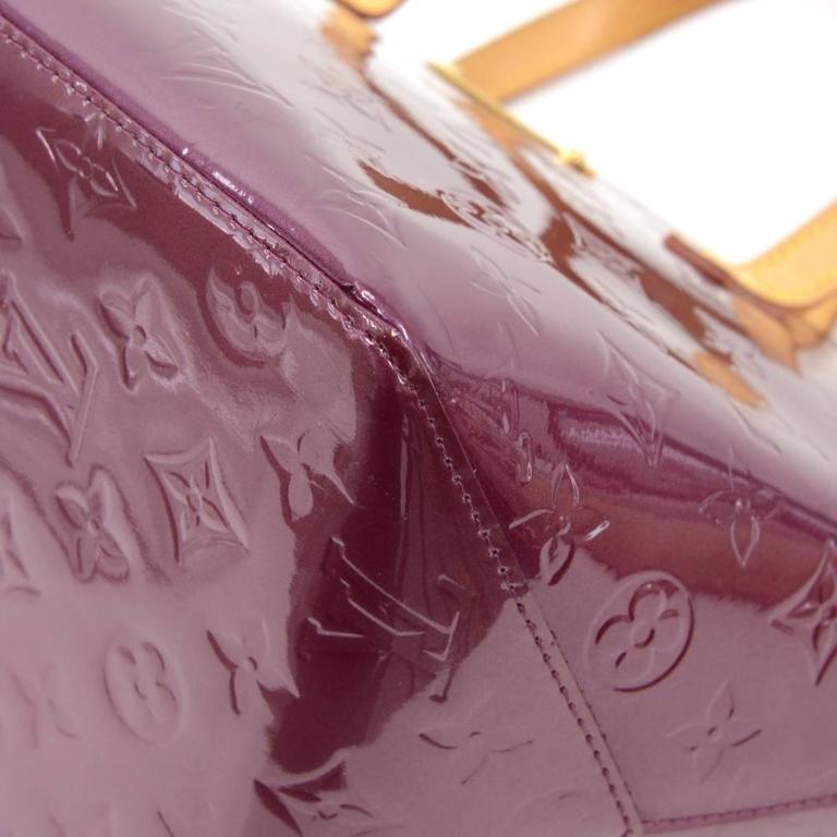 Louis Vuitton Bellevue PM Purple Violet Vernis Leather Hand Bag at 1stDibs