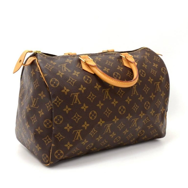 Louis Vuitton Speedy 35 Monogram Canvas City Hand Bag at 1stDibs