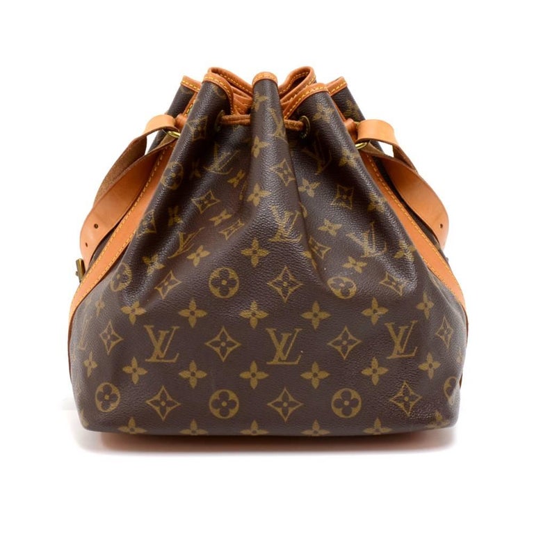 Vintage Louis Vuitton Petit Noe Monogram Canvas Shoulder Bag at 1stDibs