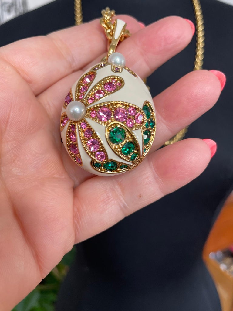 Nina Ricci Necklace swarovski crystal Drop New, Never Worn - 1980s For ...