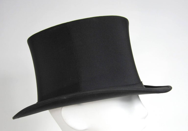Vintage Stetson Black TOP HAT with Box at 1stDibs | stetson top hat ...