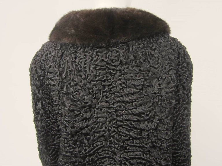 Chloe Persian Lamb Jacket - Mink Fur Collar Vintage Coat at 1stDibs ...