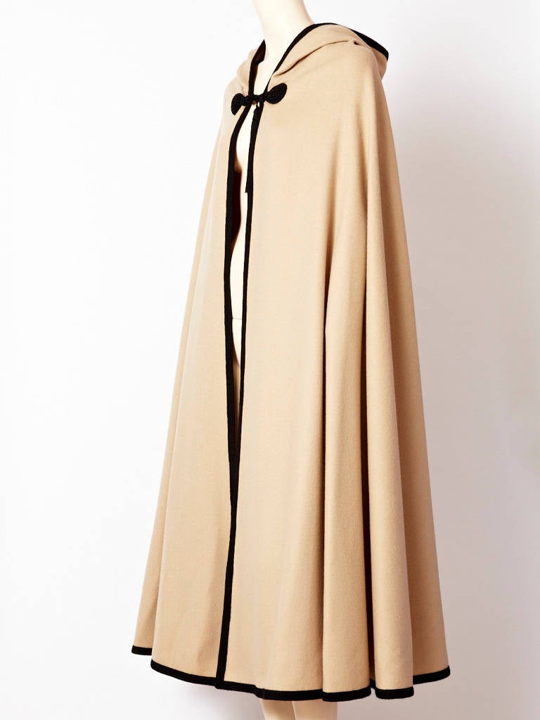 YSL Moroccan Inspired Hooded Cape at 1stDibs | moroccan cape, moroccan ...