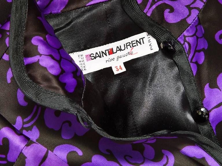 Yves Saint Laurent Chinese Collection Dress at 1stDibs