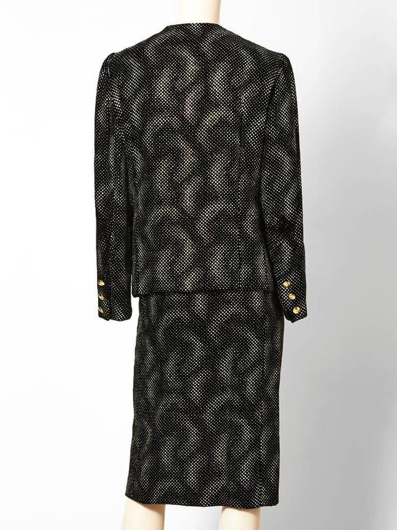 Givenchy Couture Velvet Dinner Suit For Sale at 1stDibs