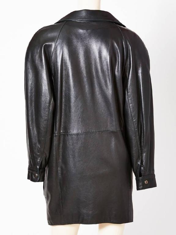 Montana Leather Coat at 1stDibs