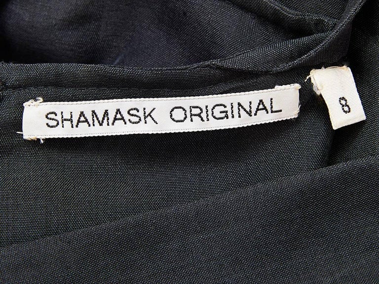 Shamask Cotton Voile Tiered Dress For Sale at 1stDibs | shamask clothing