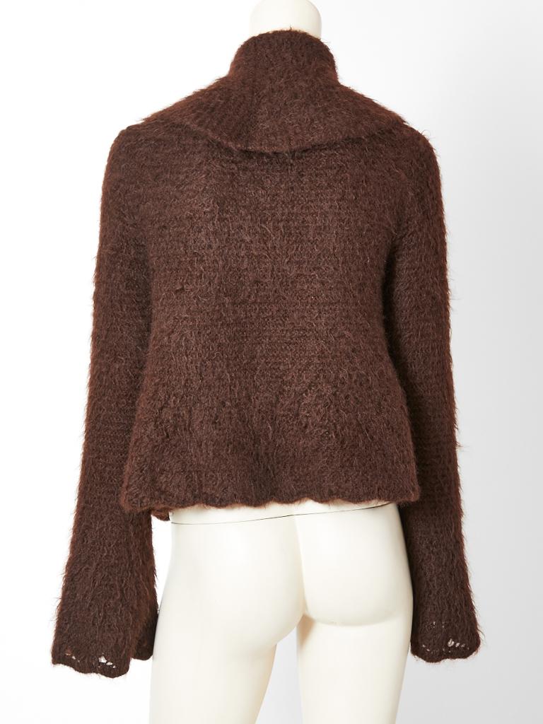 Hermès Mohair Knit Cardigan at 1stDibs
