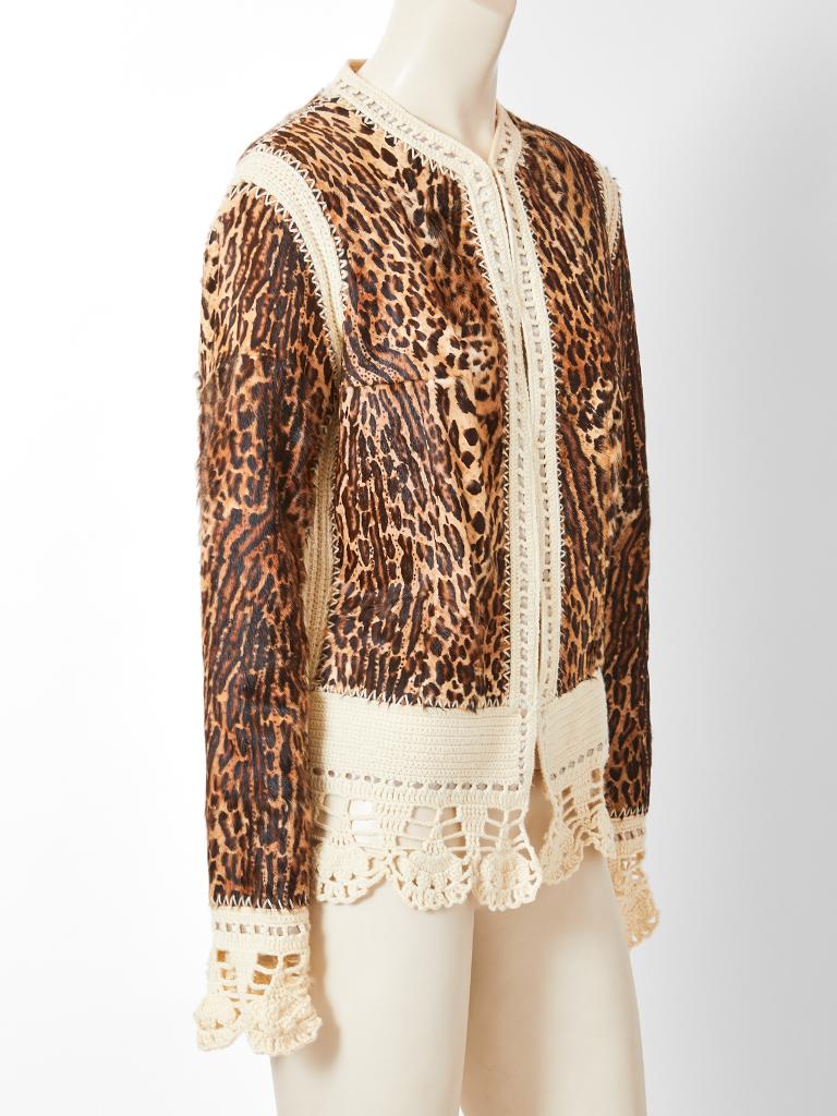 John Galliano for Dior Leopard Pattern Jacket at 1stDibs | dior pattern ...