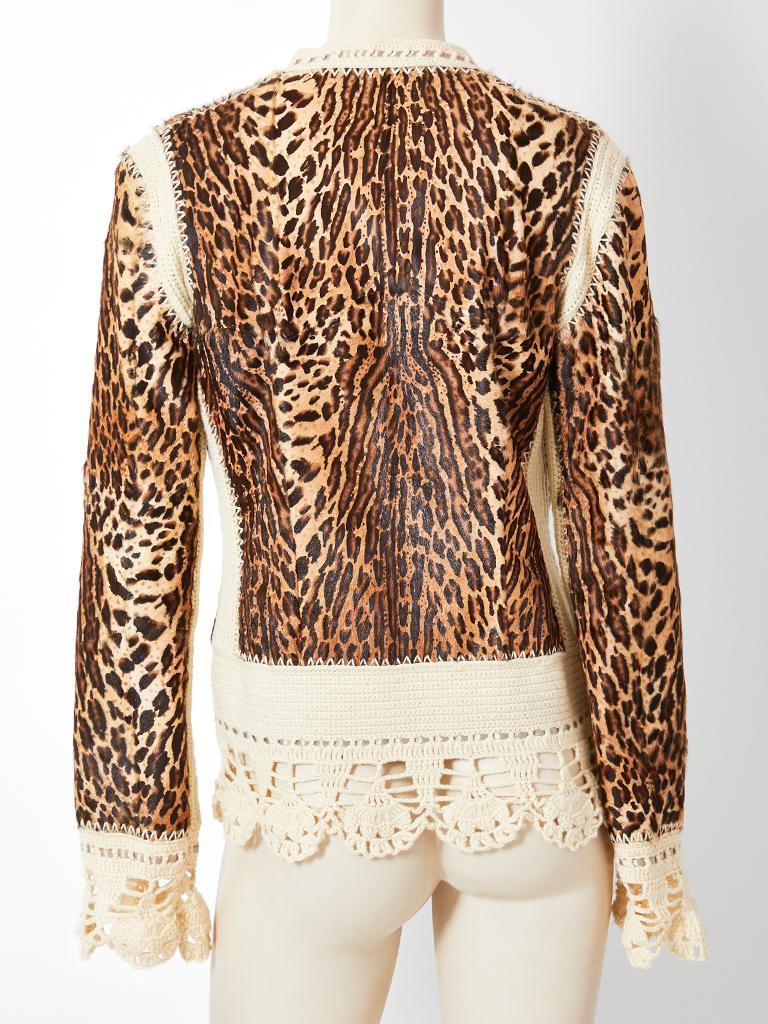 John Galliano for Dior Leopard Pattern Jacket at 1stDibs | dior pattern ...