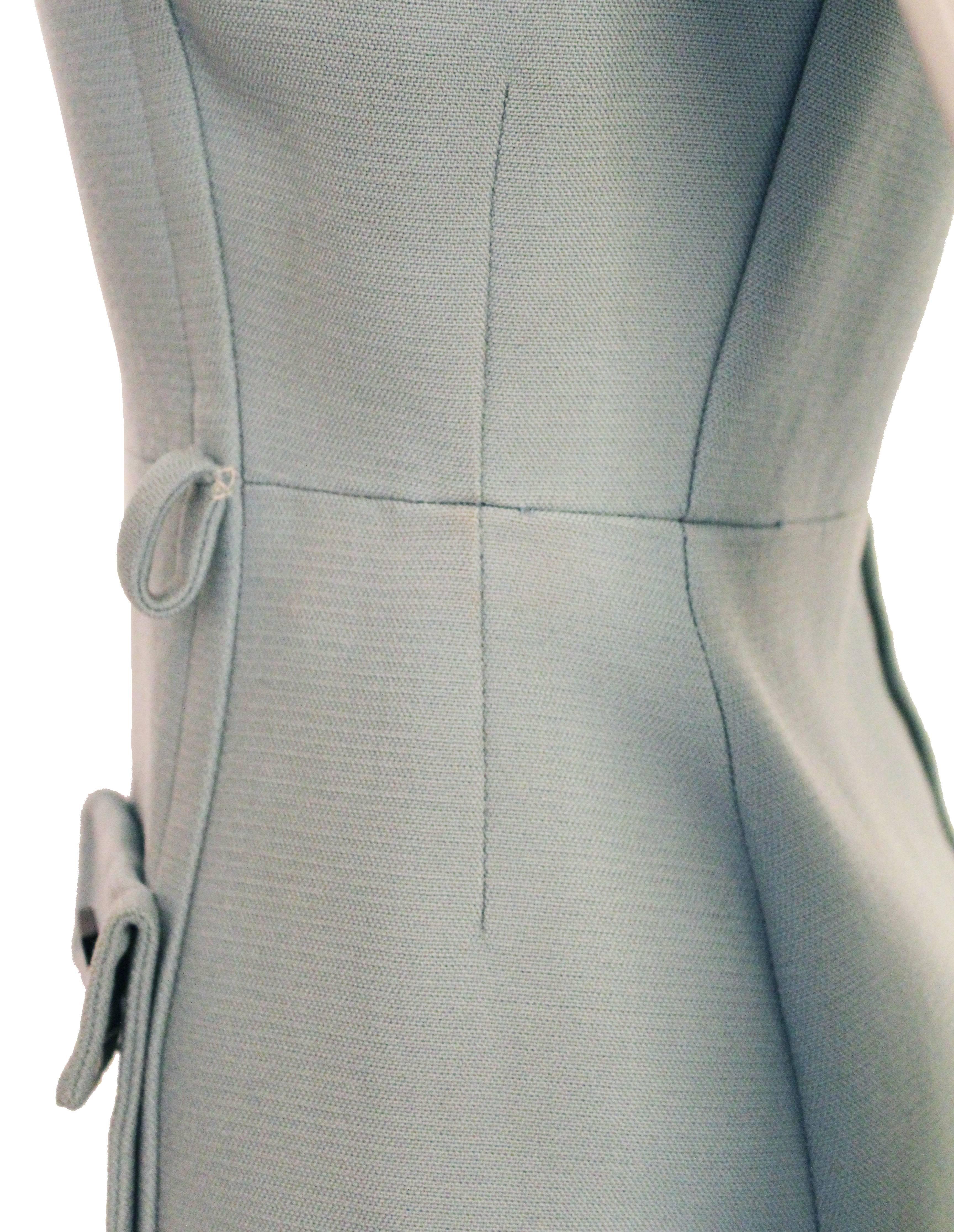 1960s Structured Blue Mod Mini Dress at 1stDibs | blue mod dress ...