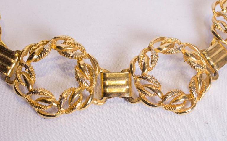 Vintage Chain Belt with Circular links For Sale at 1stDibs | vintage ...