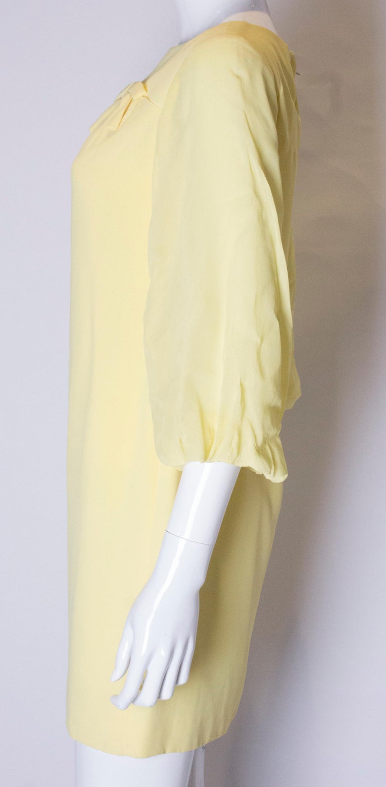 Vintage Yellow Shift Dress For Sale at 1stDibs | yellow shift dresses