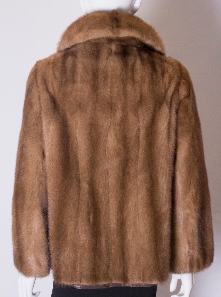 A vintage 1960s Mink Jacket at 1stDibs