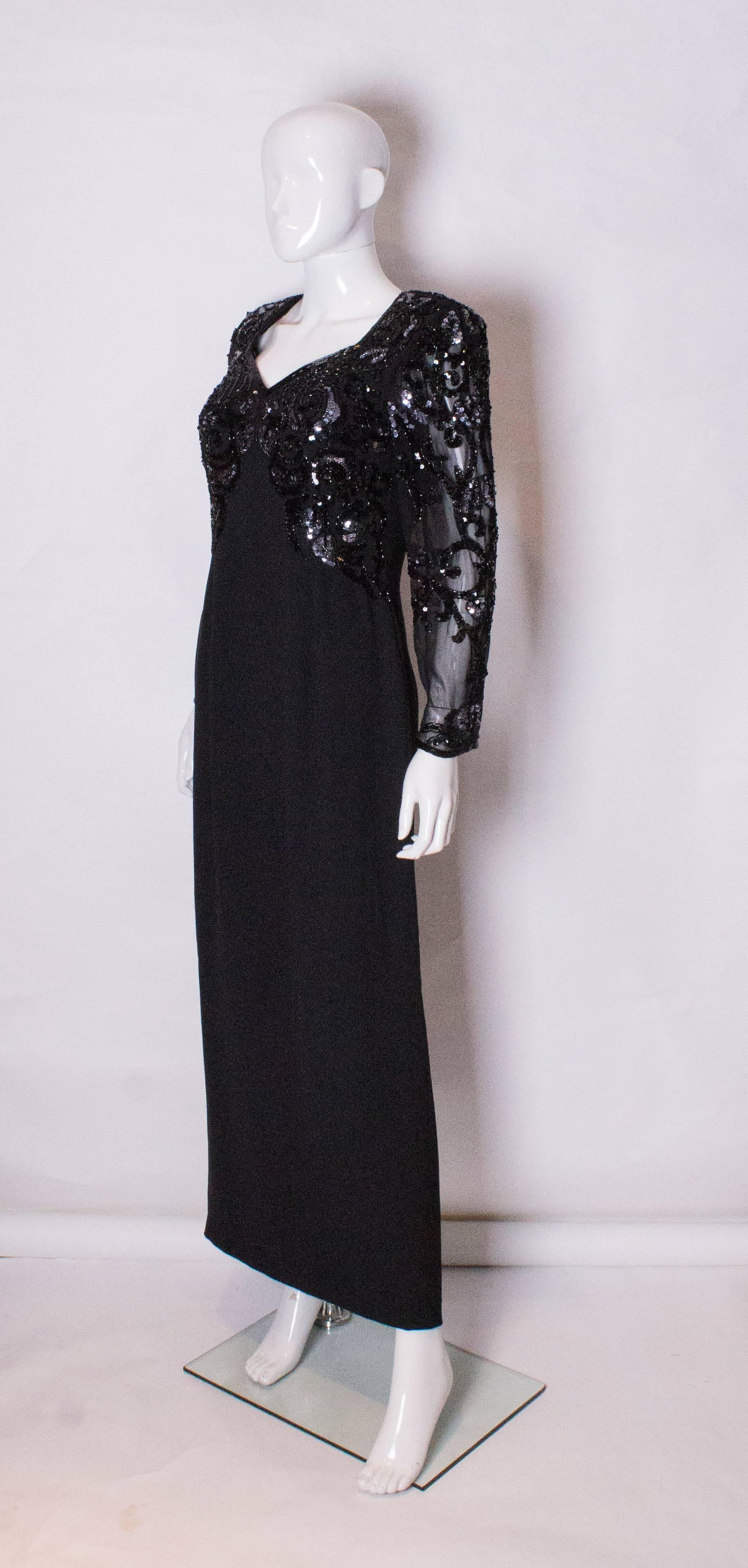 Frank Usher Vintage Evening Gown at 1stDibs | vintage frank usher ...