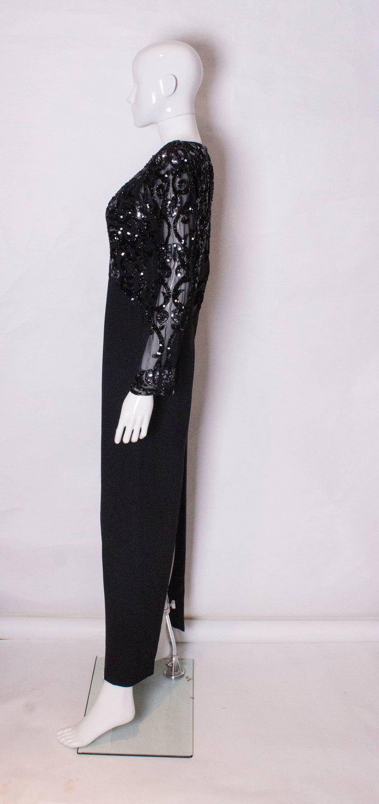 Frank Usher Vintage Evening Gown at 1stDibs
