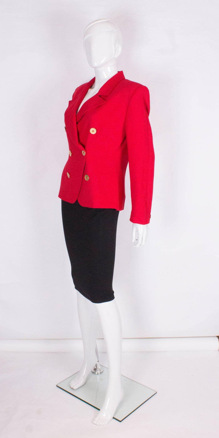 Christian Dior Red Jacket at 1stDibs | dior red coat, christian dior ...