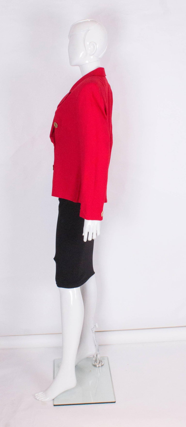 Christian Dior Red Jacket at 1stDibs | dior red coat, christian dior ...