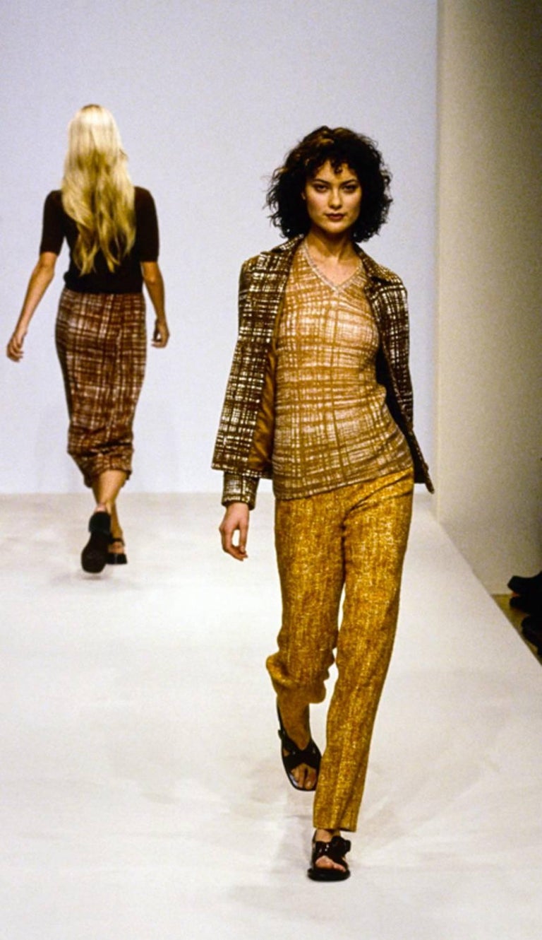Prada vintage spring summer 1996 linen cotton suit at 1stDibs | prada ...
