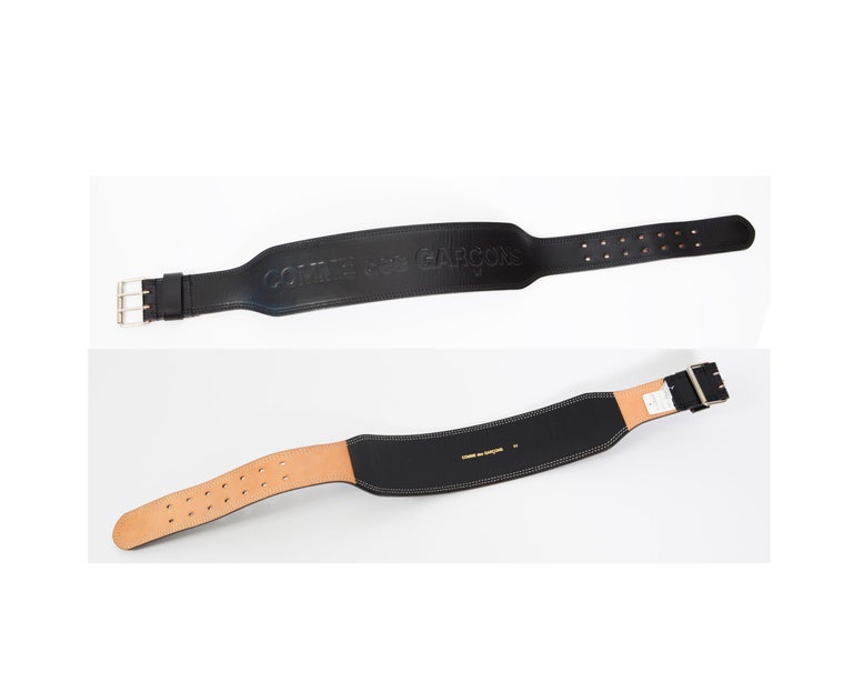 Comme des Garcons vintage signed large black belt collectors item at ...