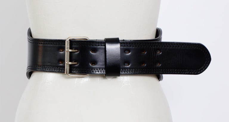 Comme des Garcons vintage signed large black belt collectors item at ...