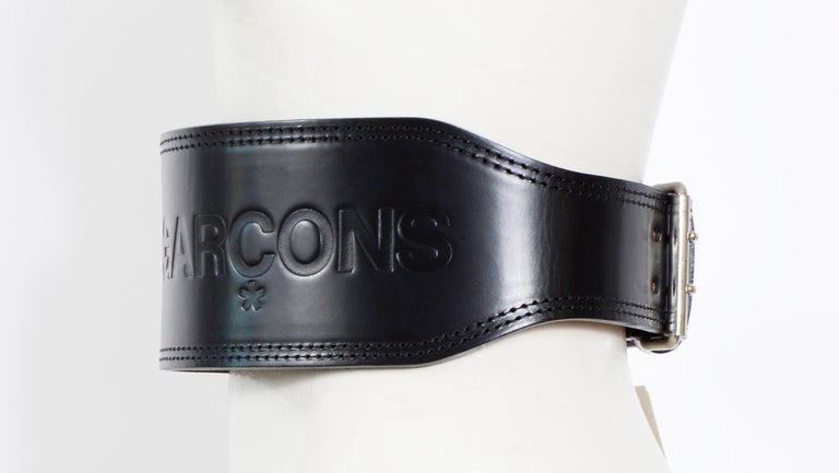 Comme des Garcons vintage signed large black belt collectors item at ...