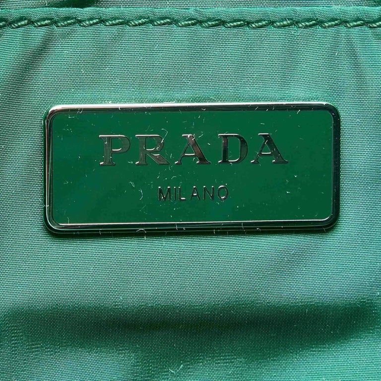 Prada Green x Dark Green x Multi Tessuto Stampato Nylon Tote Bag For ...