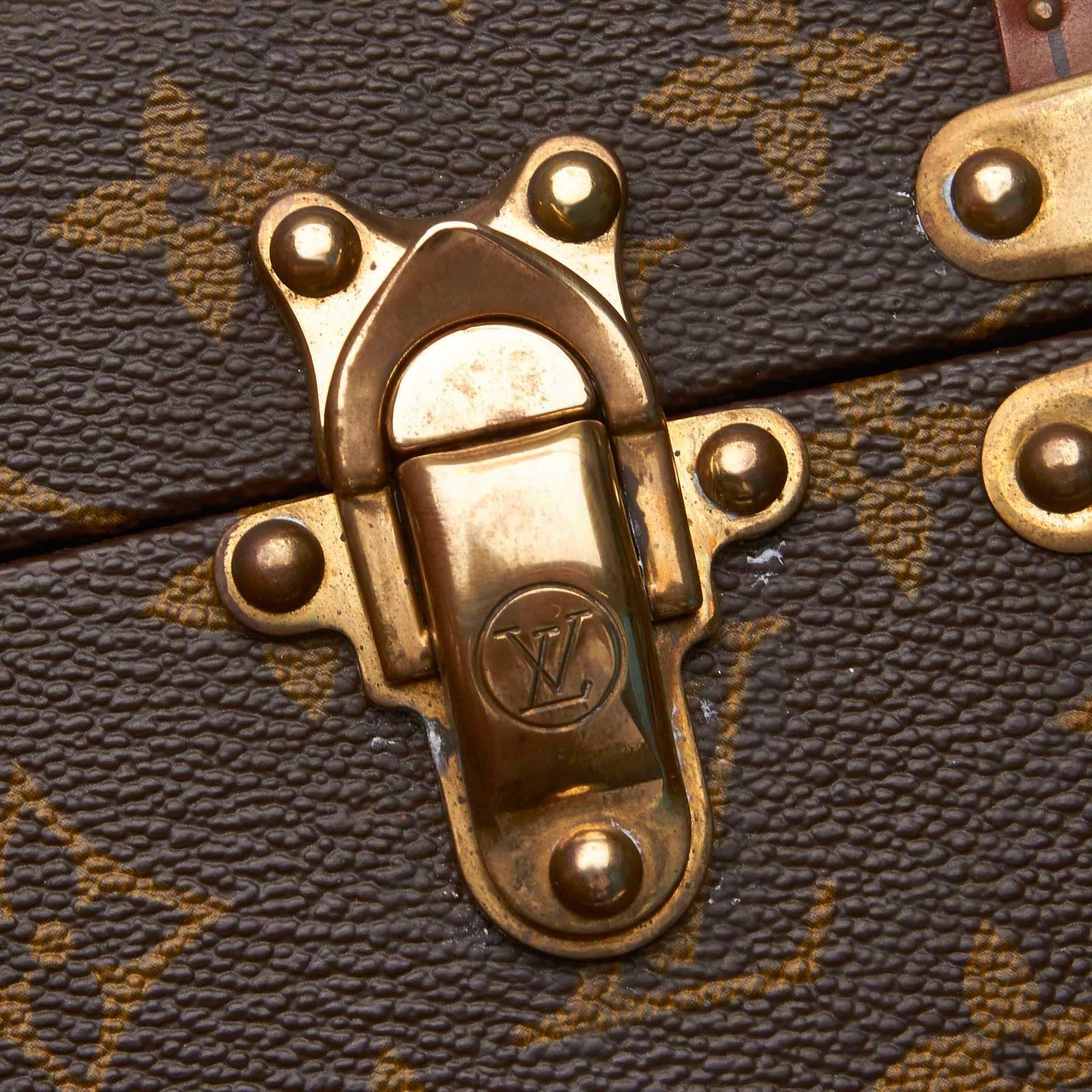 Louis Vuitton Brown Monogram Super President Trunk at 1stDibs