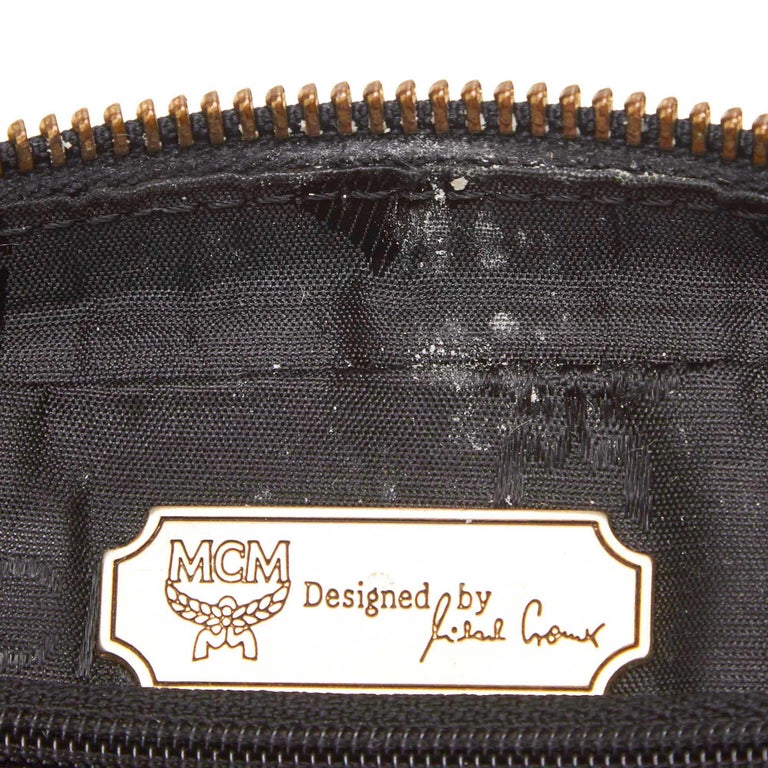 MCM Black Leather Chain Crossbody Bag at 1stDibs | mcm chain crossbody