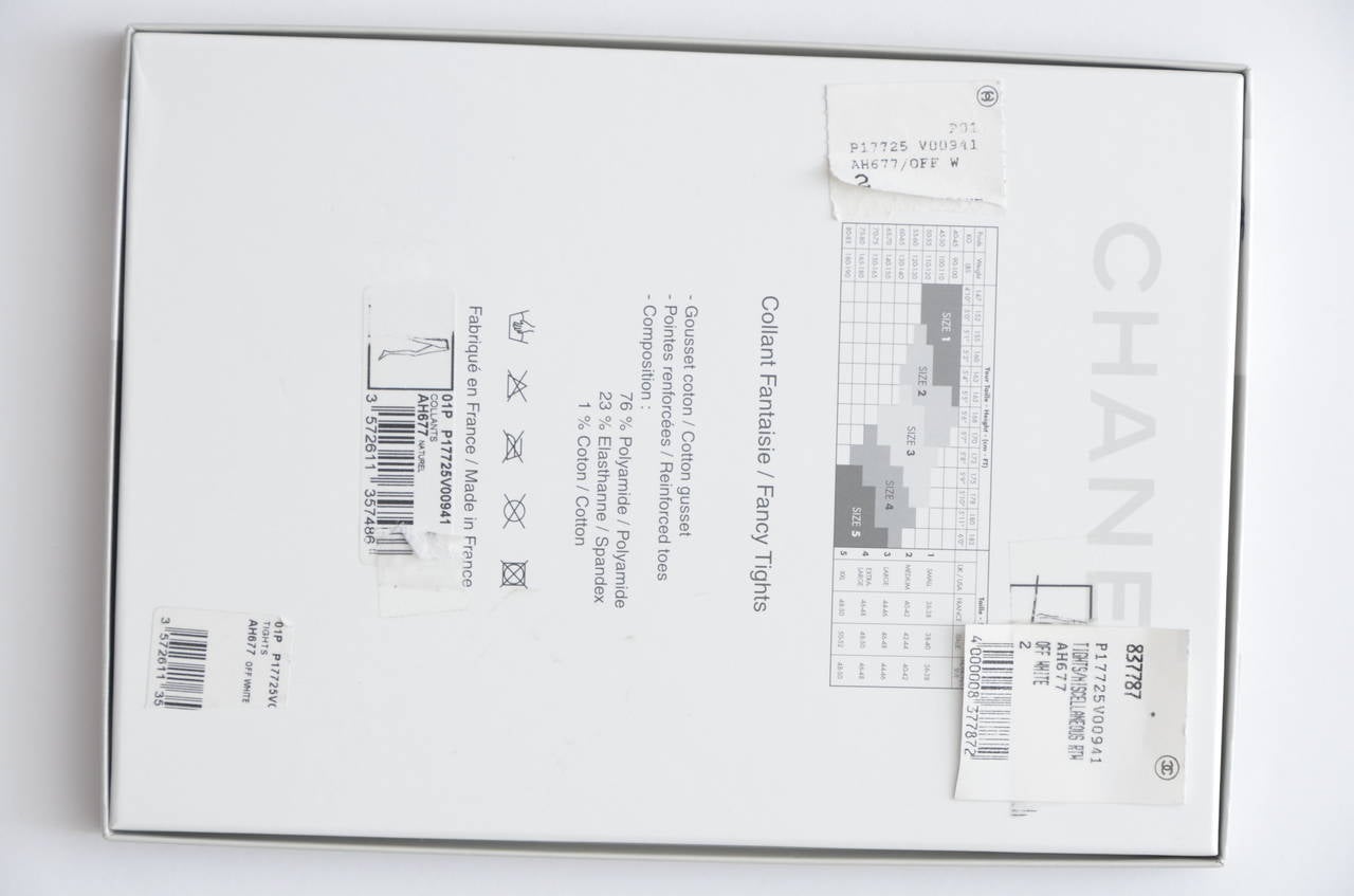 Chanel Pantyhose NEW at 1stDibs | chanel pantyhose