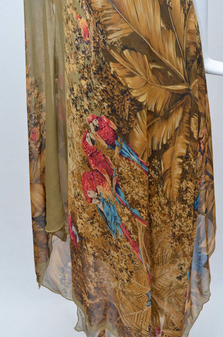 Early Gianni Versace Caftan Set Late 1970's at 1stDibs