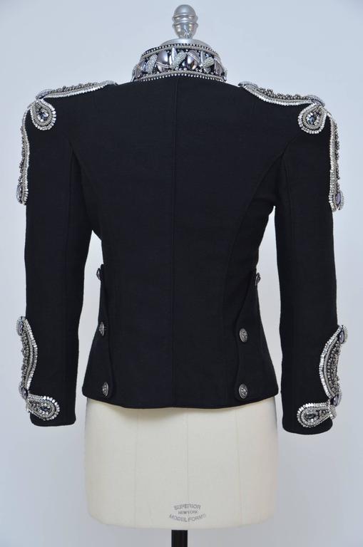 Fashion Art Piece BALMAIN Crystal's Embellished Jacket Christophe D ...