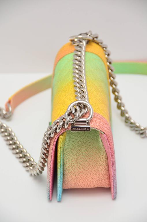Chanel Rainbow Chanel Boy Handbag Small '17 Crossbody NEW Sold Out For ...