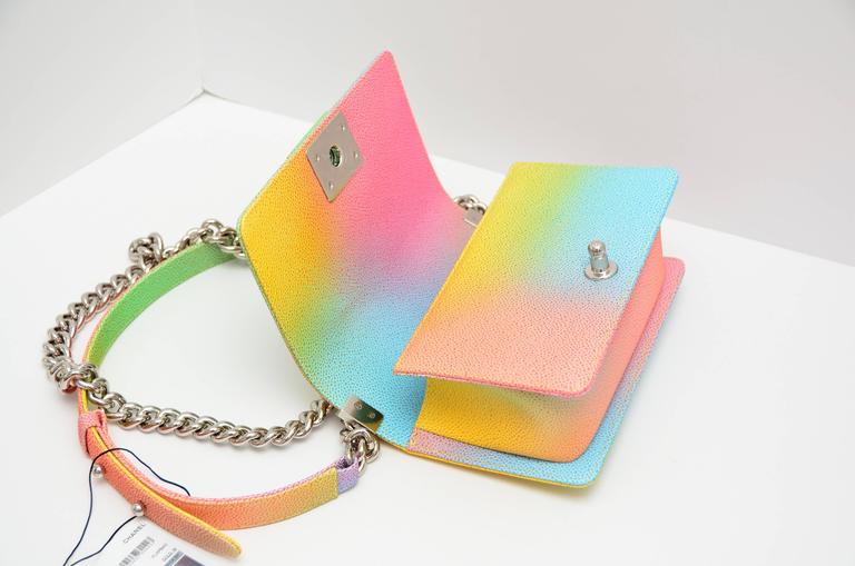 Chanel Rainbow Chanel Boy Handbag Small '17 Crossbody NEW Sold Out For ...
