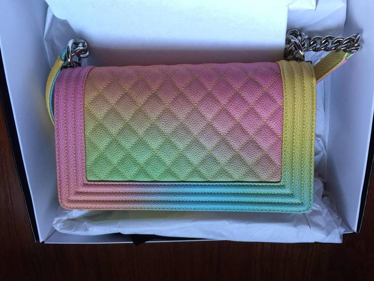 Chanel Rainbow Chanel Boy Handbag Medium '17 Crossbody NEW Sold Out For ...