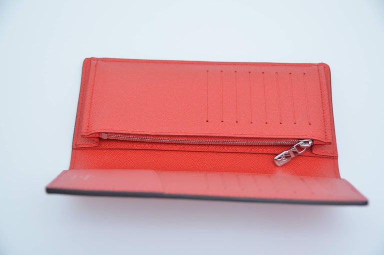 Louis Vuitton X Supreme Brazza Wallet Epi Red | semashow.com