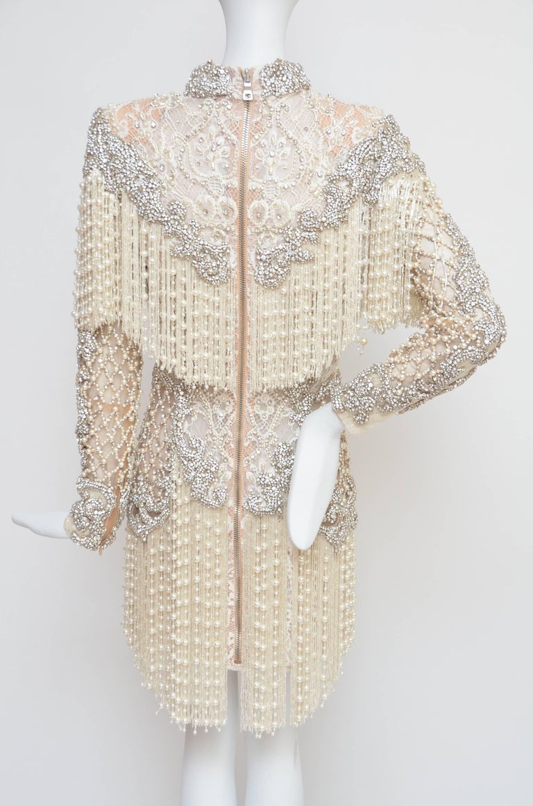 Balmain Pearls Crystals Dress 2016 Featured As ANGELIC GODDESSES In ...
