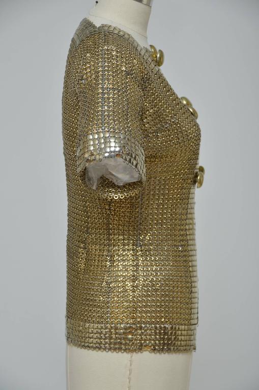 Paco Rabanne Chain Mail Metal Jacket, Early 1968 at 1stDibs | chainmail ...