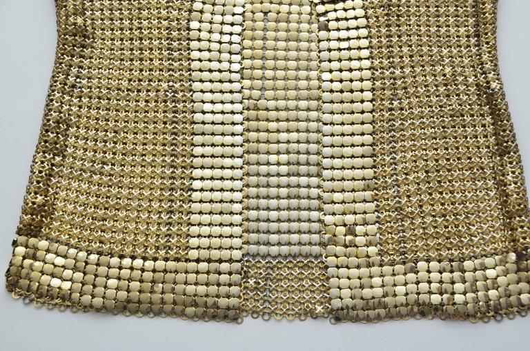 Paco Rabanne Chain Mail Metal Jacket, Early 1968 at 1stDibs | chainmail ...