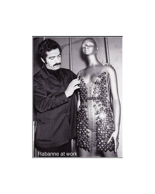 PACO RABANNE Early 1960's "BRA TOP " Bodice Piece For Sale at 1stDibs