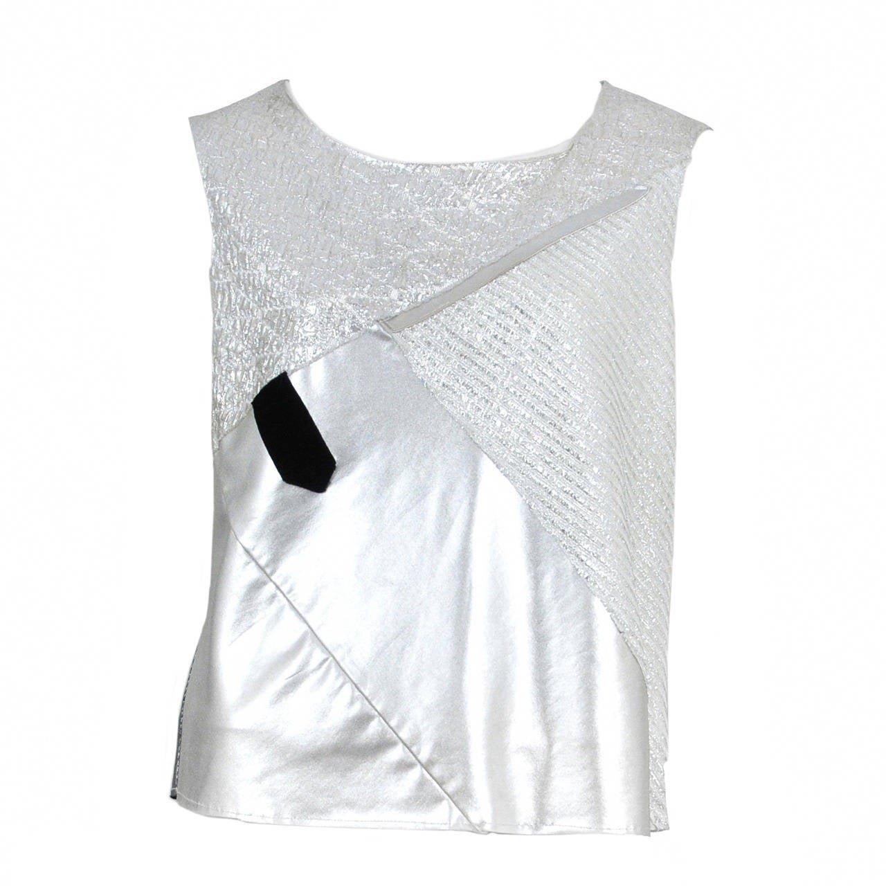 Artisanal Multi Textile Top For Sale at 1stDibs