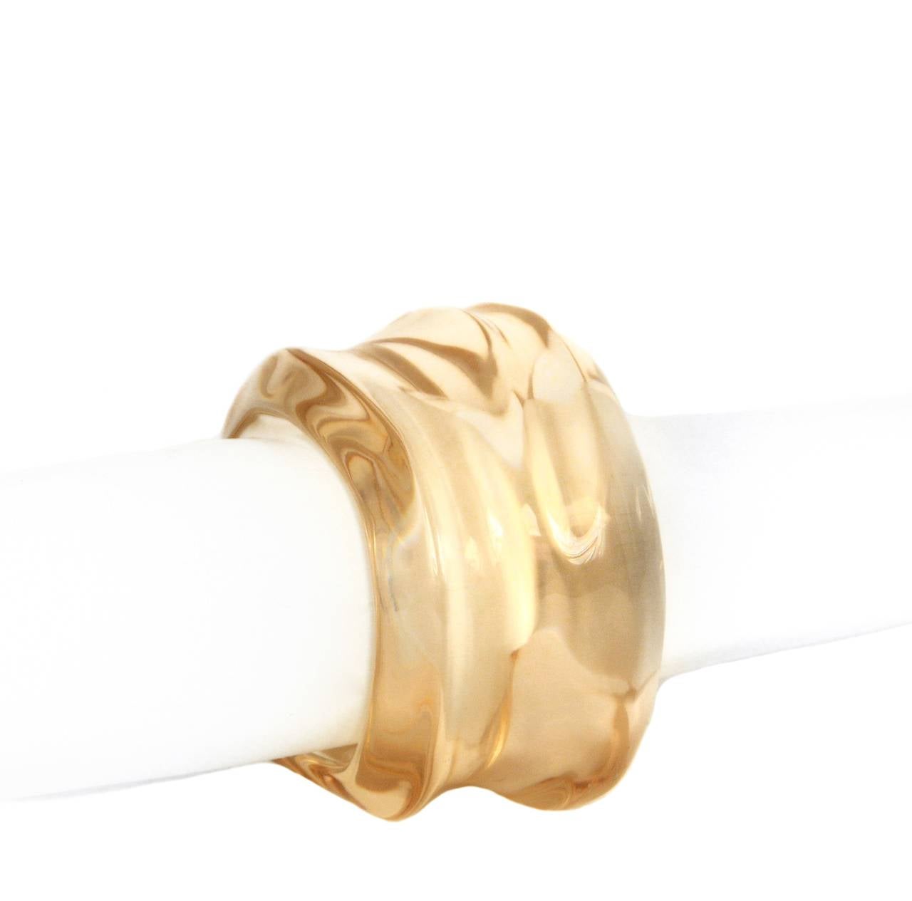 Thierry Mugler Clear Lucite Bangle at 1stDibs | thierry mugler bracelet ...