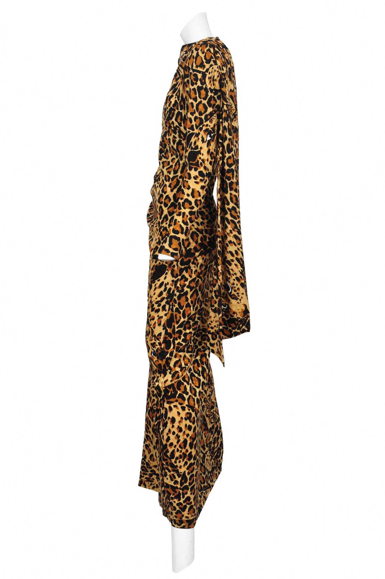 Yves Saint Laurent Iconic Leopard Print Gown at 1stDibs