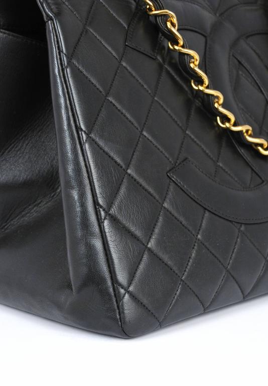Chanel Black Leather Quilted CC Purse at 1stDibs | cc handbag, cc ...