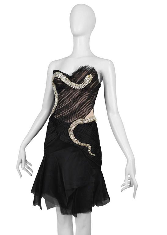 Tom Ford for Gucci Jeweled Snake Dress at 1stDibs | gucci snake dress