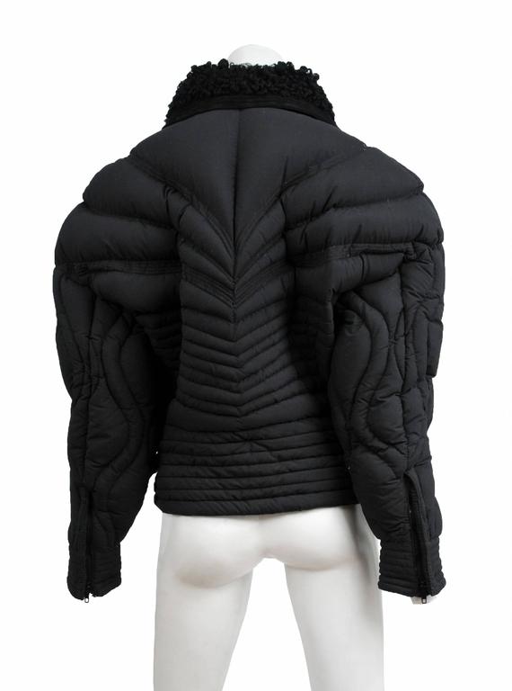 Versace Black Apres Ski Jacket For Sale at 1stDibs | versace ski suit