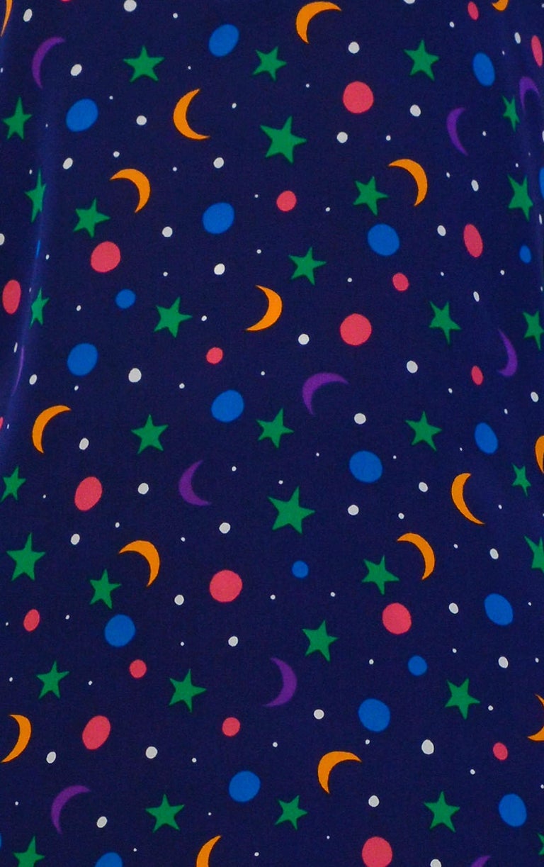 Vintage Yves Saint Laurent 1979 Moon and Star Ensemble at 1stDibs