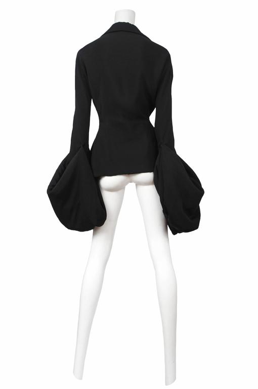 Yohji Yamamoto Black Balloon Blazer at 1stDibs